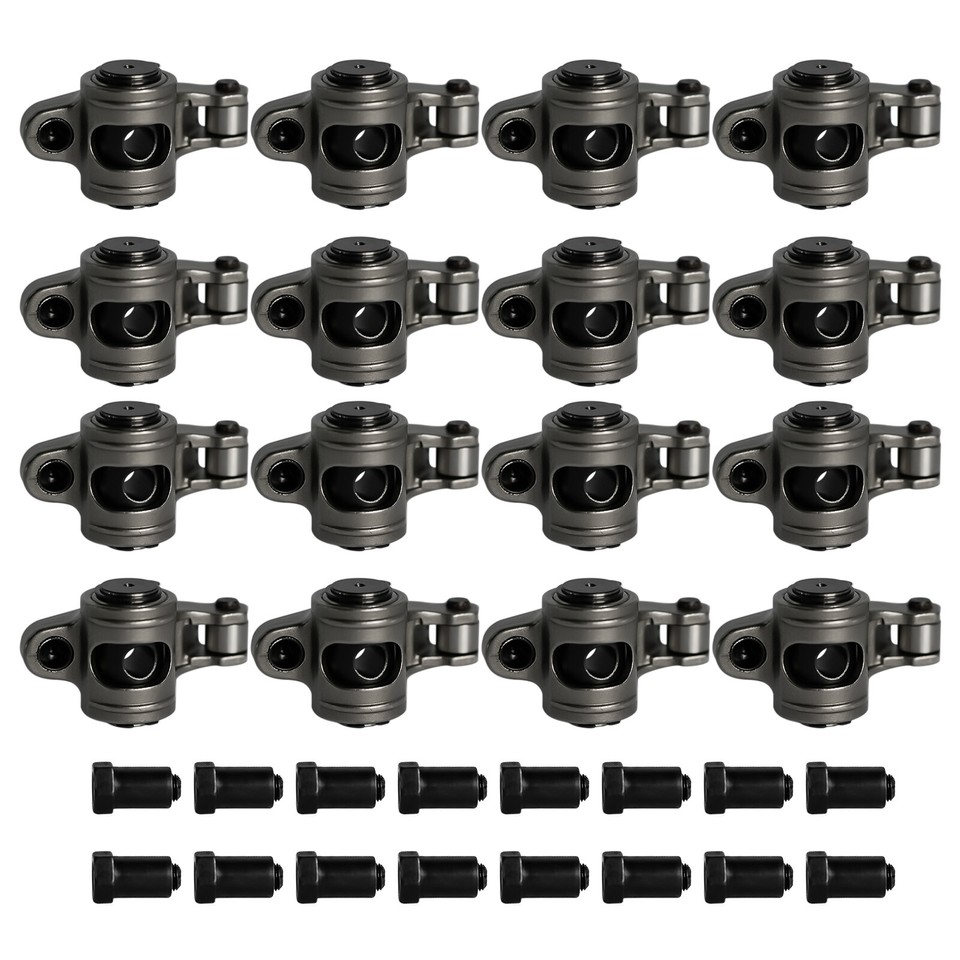 For Chevy SBC 350 Self-Aligning Stainless Steel Roller Rocker Arm 1 ...