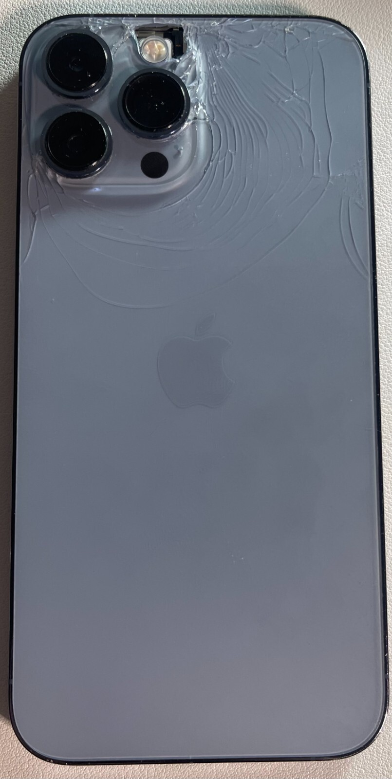 Apple iPhone 13 Pro Max - 256 GB - T-Mobile - Cracked Back - See Desc ...