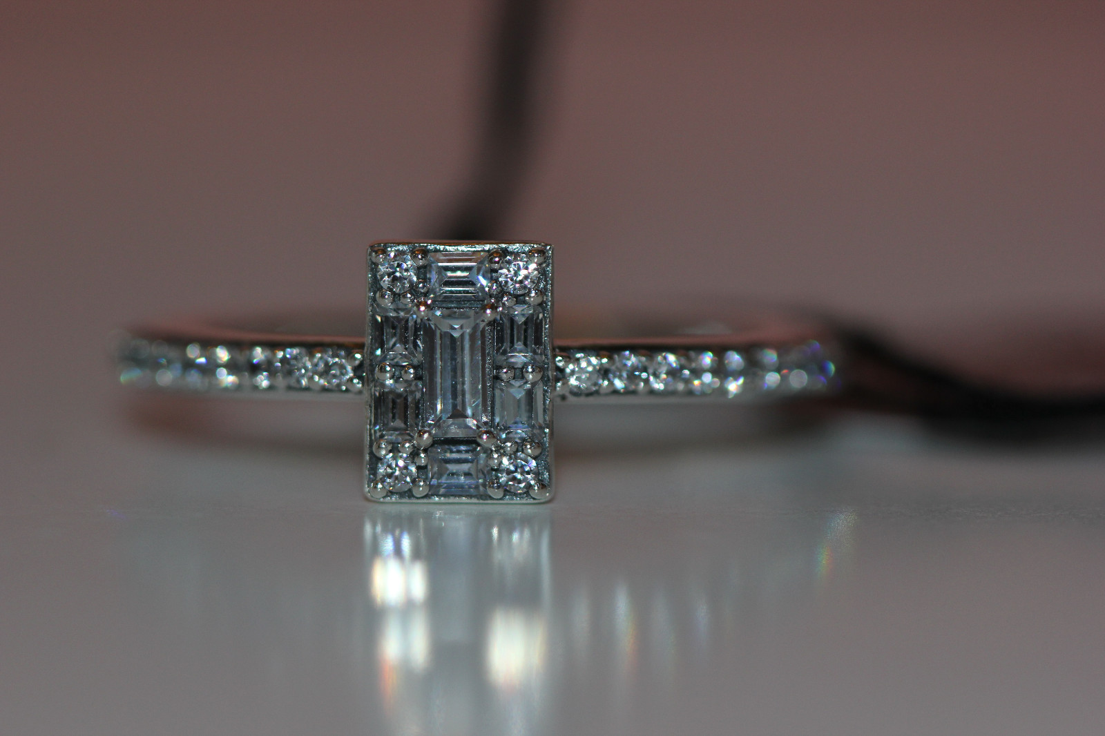 AUTHENTIC 2018 PANDORA LUMINOUS ICE RING 197541CZ *CHOOSE SIZE GIFT BOX ...