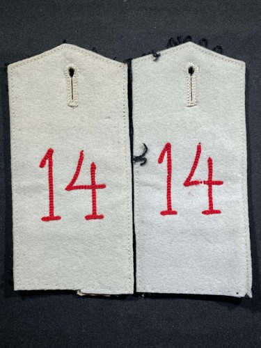 WW1 WWI Imperial German Army Military White Shoulder Boards Infantry ...