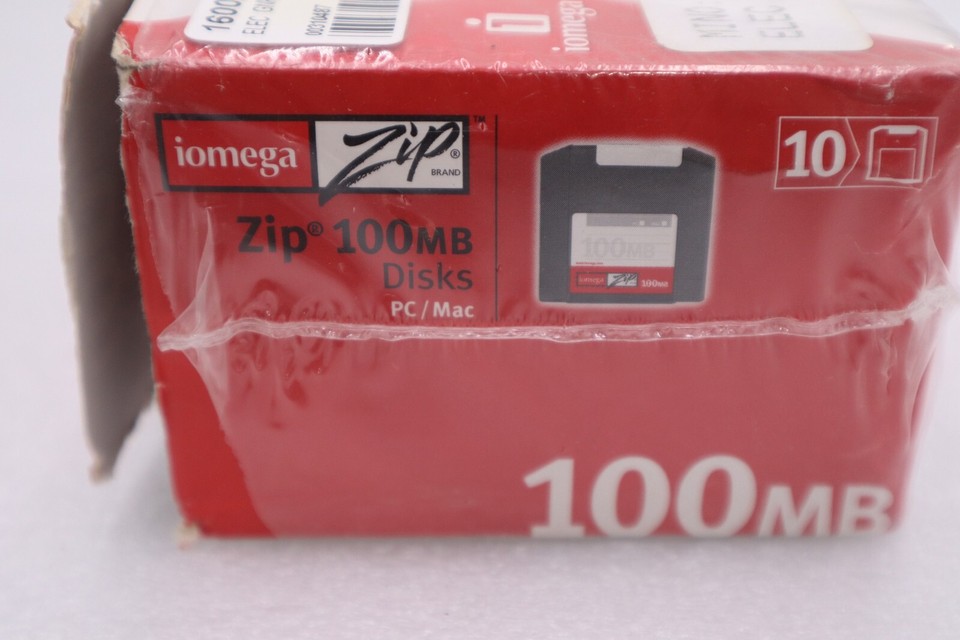 NEW Iomega Zip 100MB Disk 10 Disk Pack IBM PC Format STOCK G458A | eBay