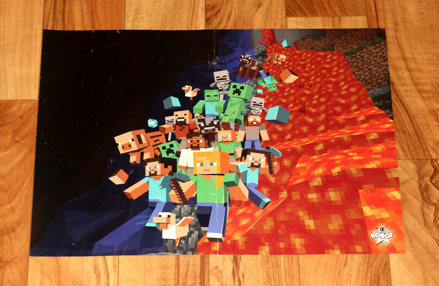 Minecraft Video game Very Rare Small Poster 42x30cm | eBay UK