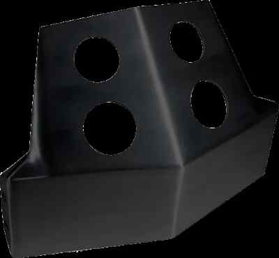 SM Black Powder Coated Aluminum Skid Plate Harley Dyna Super Glide ...