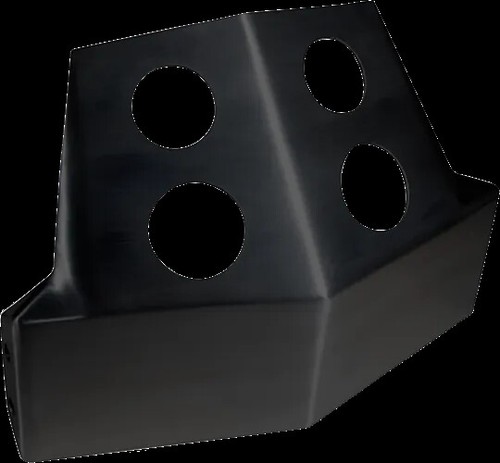 SM Black Powder Coated Aluminum Skid Plate Harley Dyna Super Glide ...