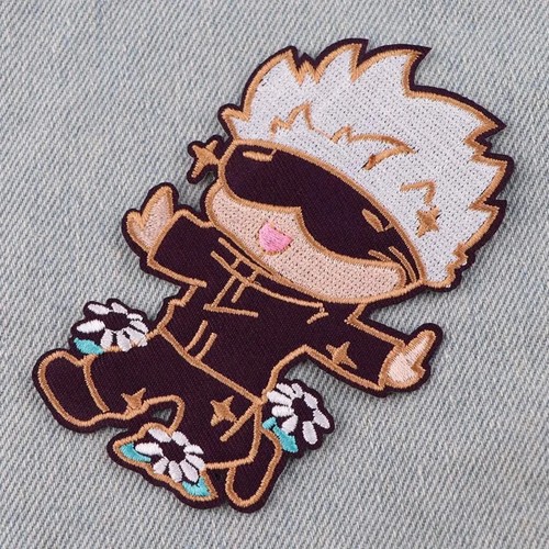 Satoru Gojo Jujutsu Kaisen Anime Series Character Embroidered Iron On ...