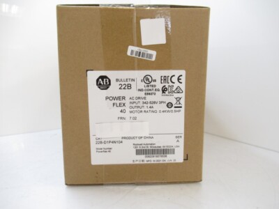 2022 AB 22B-D1P4N104 22BD1P4N104 Allen-Bradley PowerFlex 40 AC Drive ...
