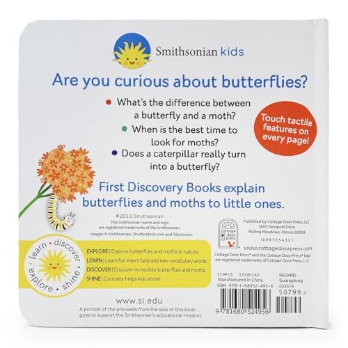 Butterflies and Moths (Smithsonian Kids First Discovery Books) | eBay