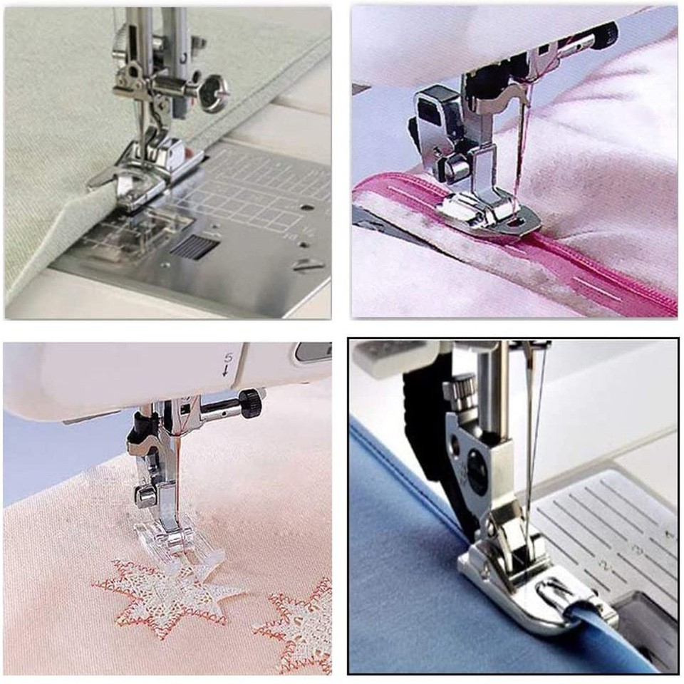 1Set 11Pcs Multifunctional Sewing Machine Foot Knitting Foot Sewing ...