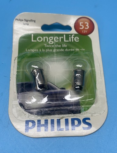 Phillips 53LLB2 LongerLife Miniature 53LL Multi Purpose Light Bulb (2 ...