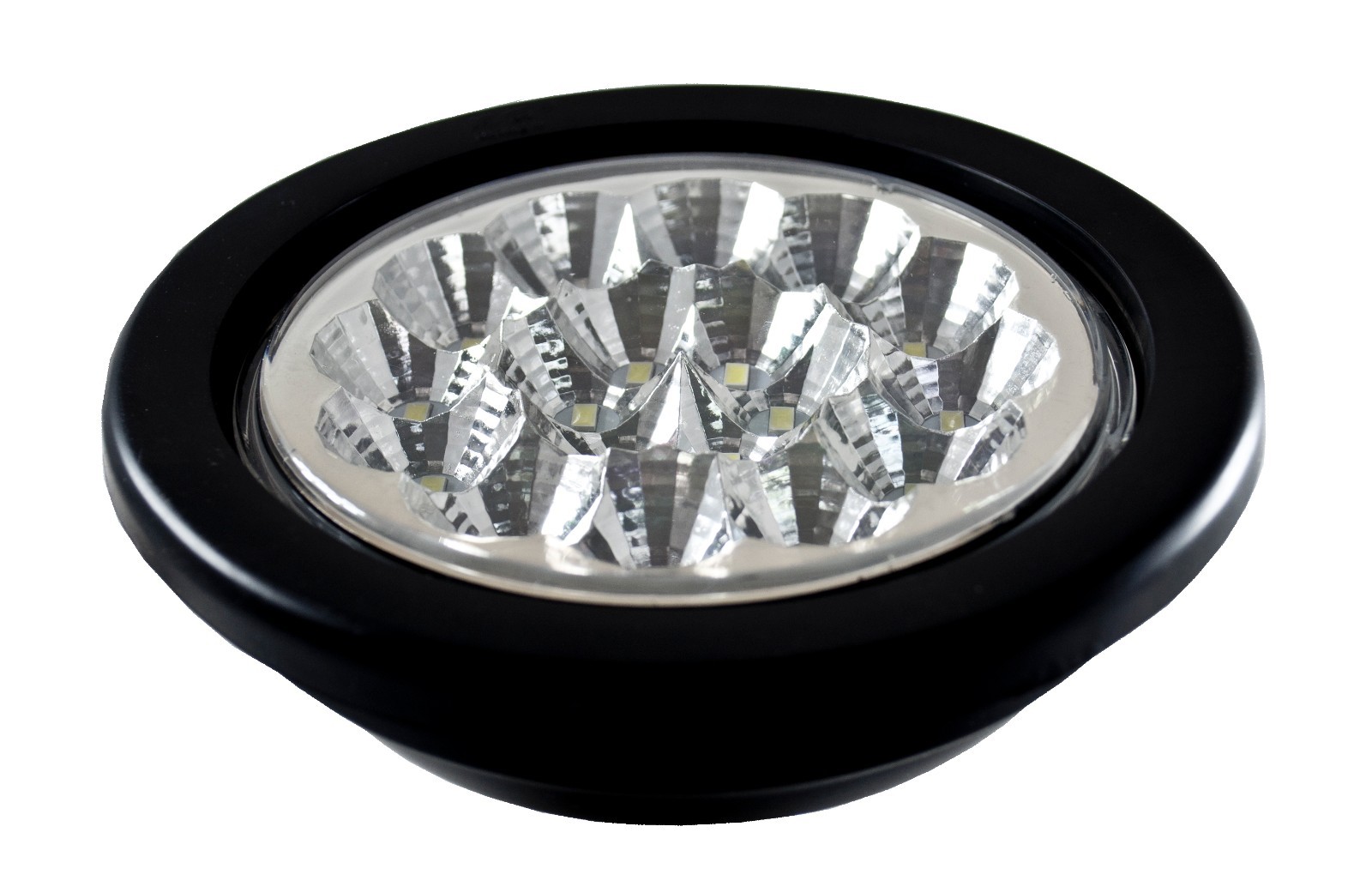 4" 18 LED Round Stop Turn Tail Backup Reverse Truck Lights (4) Red & (2 ...