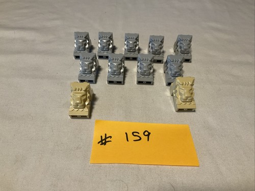LEGO Lion Head Statue Bricks Gray and Tan Brick Lot Of 11 | eBay