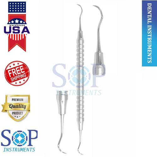 Sickle Scaler 204S Dental Hand Instruments Pro Periodontal Hygiene Pick ...