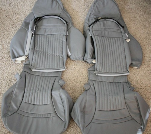 C5 Corvette 1997-2004 Replacement Leather Seat Covers Light Grey | eBay