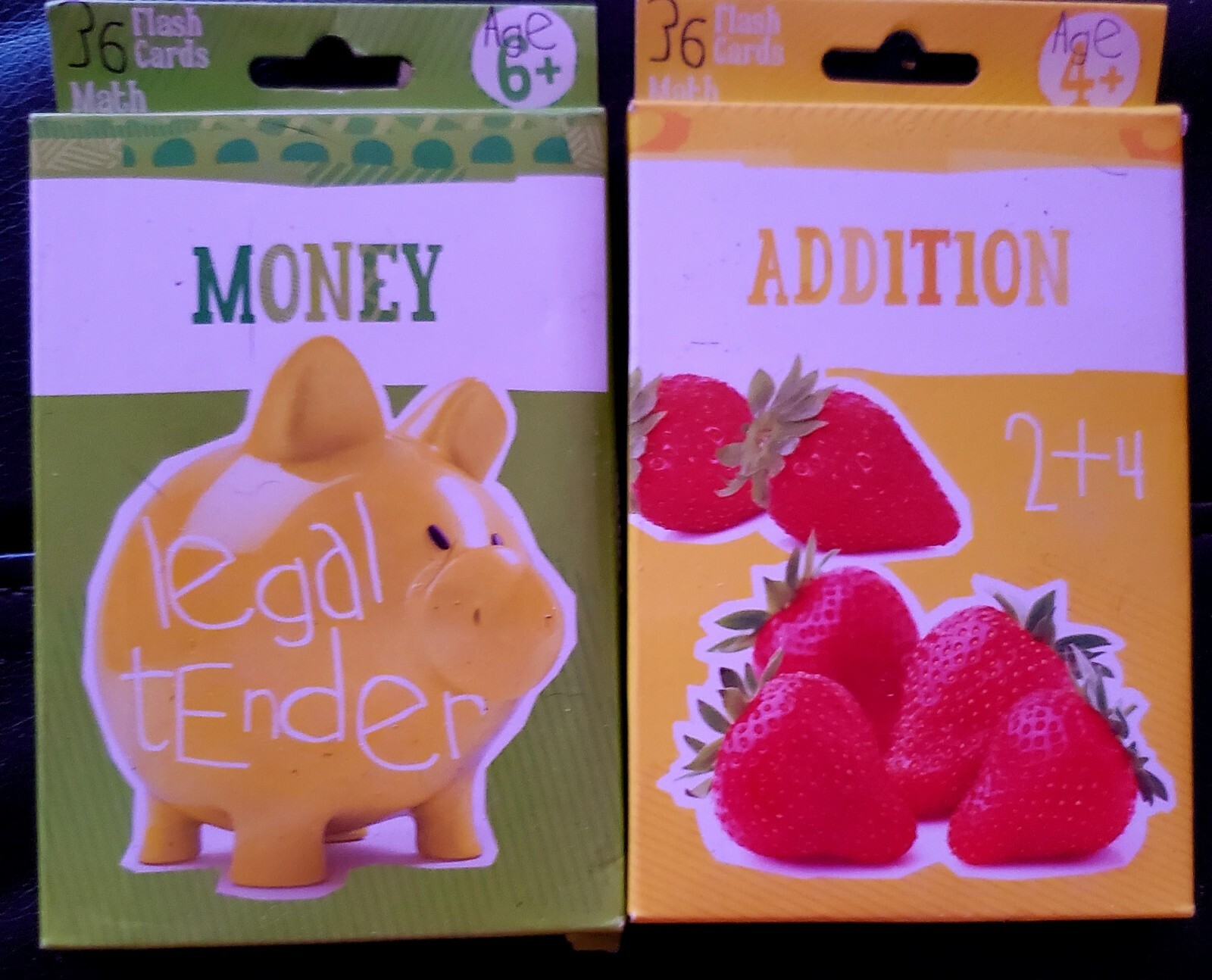 Flash Card Practice Set Bendon Set of 2 MONEY Addition | eBay