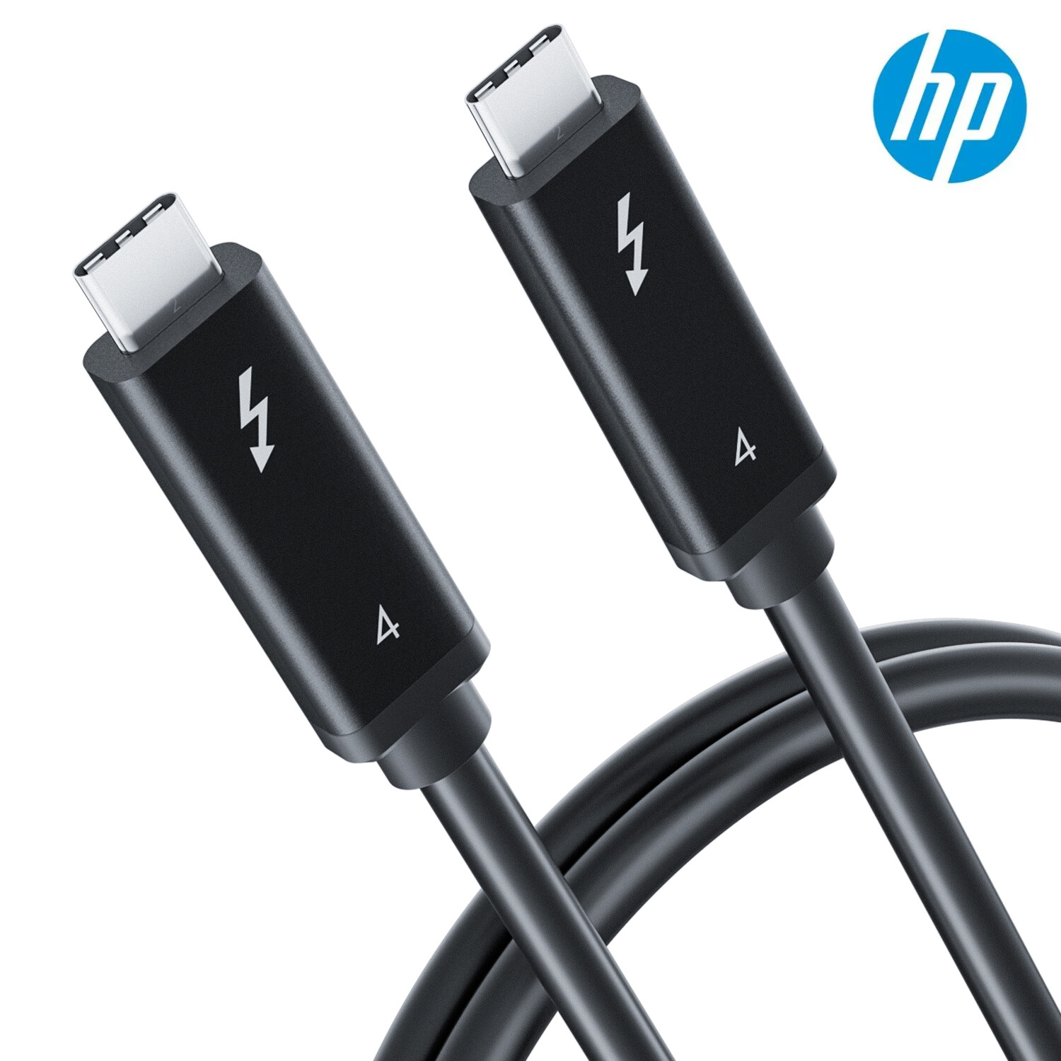 OEM HP Thunderbolt 4 Cable 80cm USB4 TB3 40Gbps 100W 4K 8K Dock G2 G4 ...