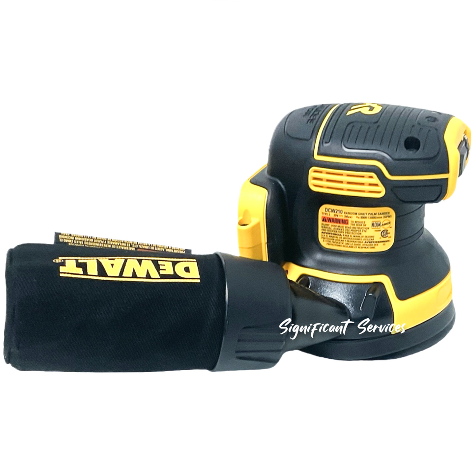 New DEWALT DCW210B 20V MAX XR Li-Ion Brushless Cordless 5" Random Orbit ...