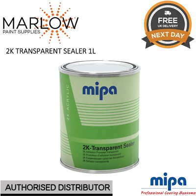 MIPA 2K TRANSPARENT SEALER 1L - COLOURLESS 2K ADHESION PROMOTER | eBay UK