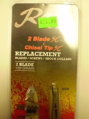 RAGE REP BLDS,SCREWS,SHOCK COLLARS FOR 2BLD SC & CHISEL TIP SC 100 ...