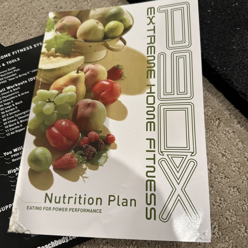 P90X Extreme Home Fitness 12 DVD Disc Set Nutrition & Fitness Guide | eBay