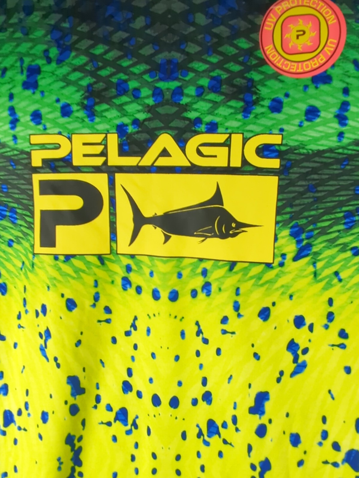 Pelagic Mens S Psycho Dorado Black Vaportek Long Sleeve Fishing Shirt ...