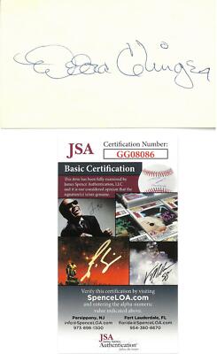 Debra Clinger Signed Authentic Autographed 3x5 Cream Index Card JSA COA ...
