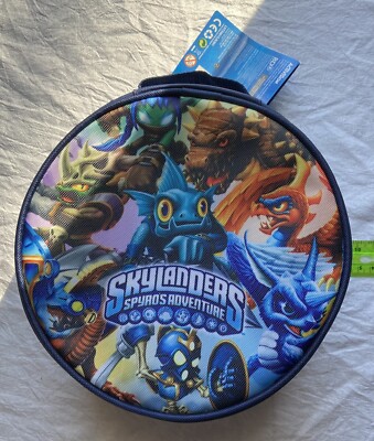 2012 Activision Skylanders Spyros Adventure Round Figure Storage Carry ...