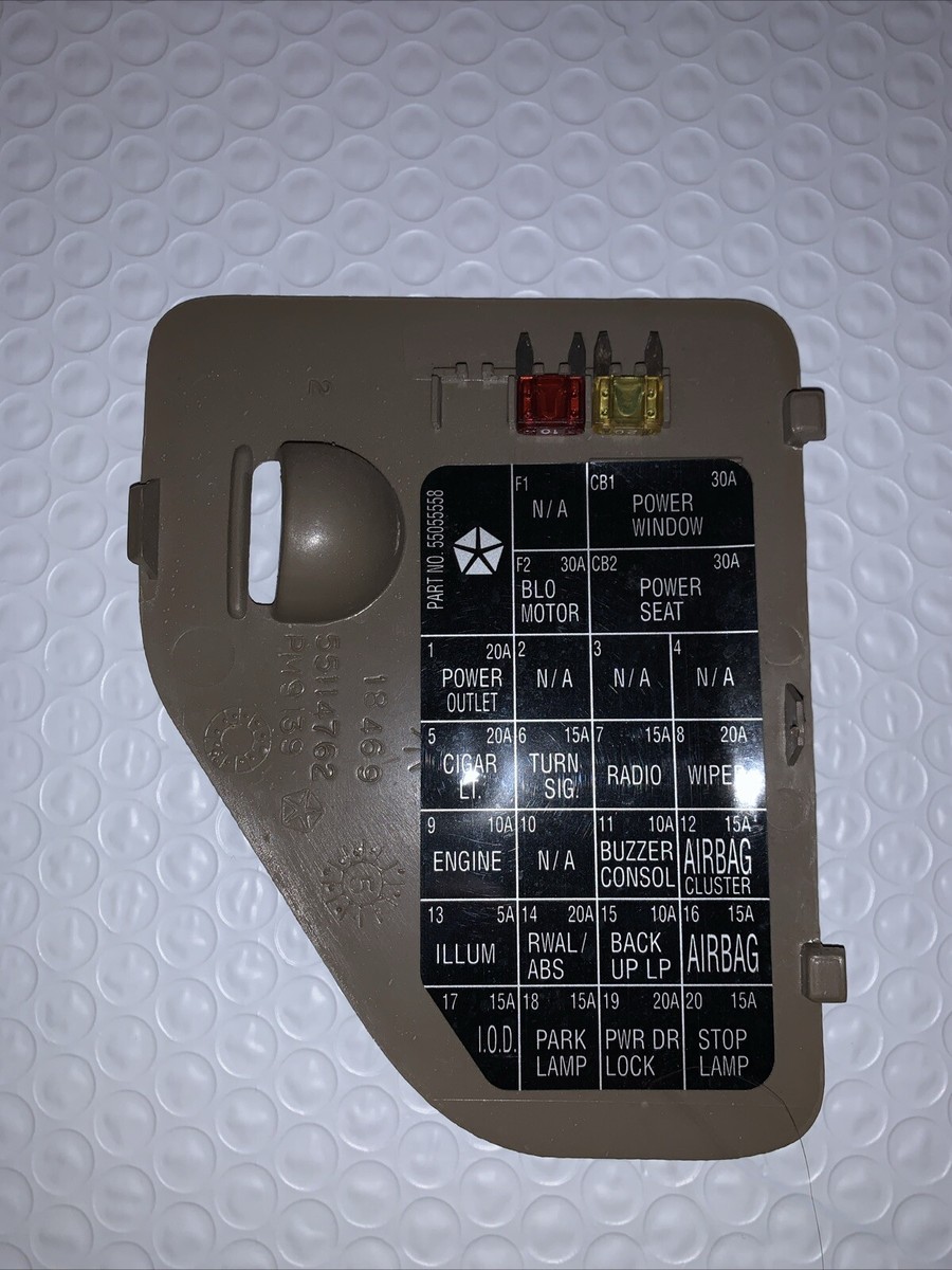 1997 Dodge Ram 1500 Fuse Panel
