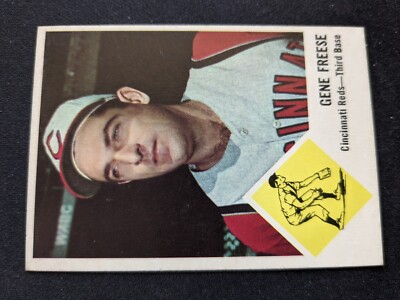 1963 Fleer Baseball Card # 33 Gene Freese - Cincinnati Reds (EX) | eBay
