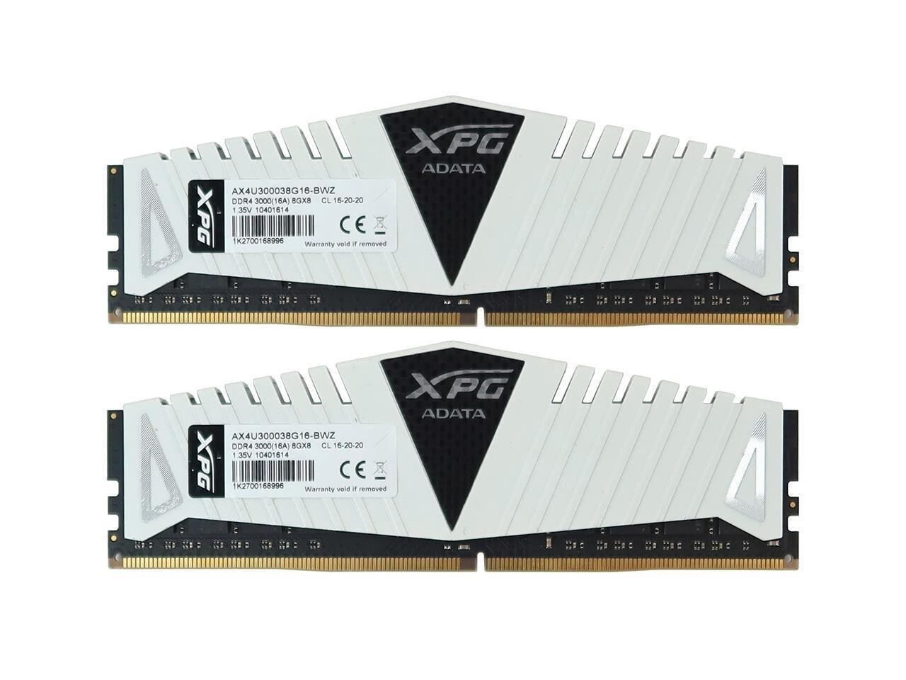 XPG 16GB (2x8GB) PC4-24000 DDR4 3000 MHz NON ECC Desktop Ram ...