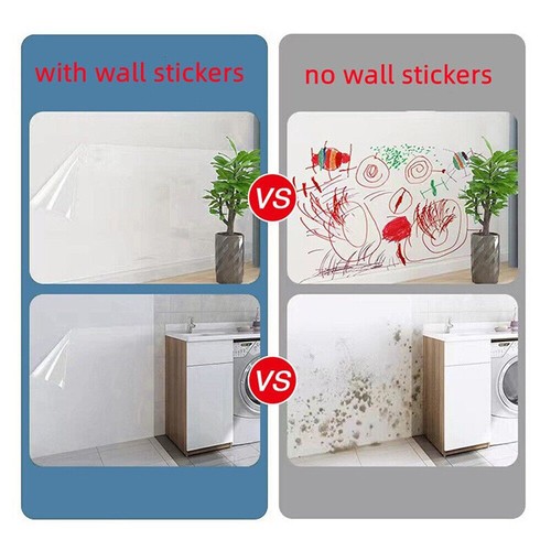 Wall Protective Transparent Film Electrostatic Anti-Dirty Self Adhesive ...