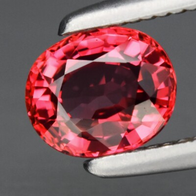 0.56ct 5x4mm VVS Oval Pinkish Red Ruby Gemstone, Madagascar | eBay