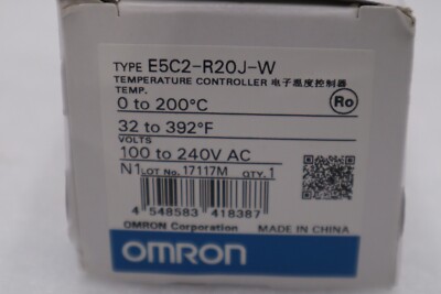 NEW OPEN BOX OMRON E5C2-R20J-W TEMPERATURE CONTROLLER E5C2R20JW STK G686A | eBay