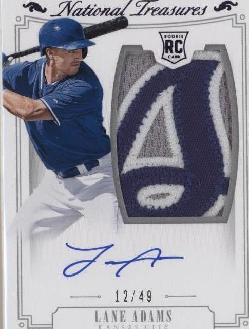 2015 Panini National Treasures - Rookie Material Signatures Lane Adams ...