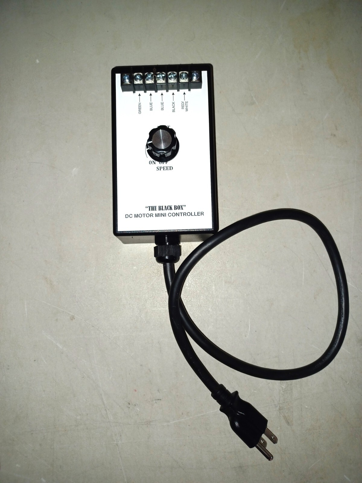 120 VAC To DC Motor Speed Controller For 95-135 VDC PM DC Motors 1 To 3 ...