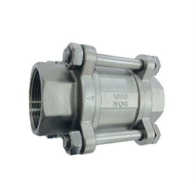 2" 316 Stainless Steel Ball Valve – 3 Piece – Spring Check – FxF BSPT ...