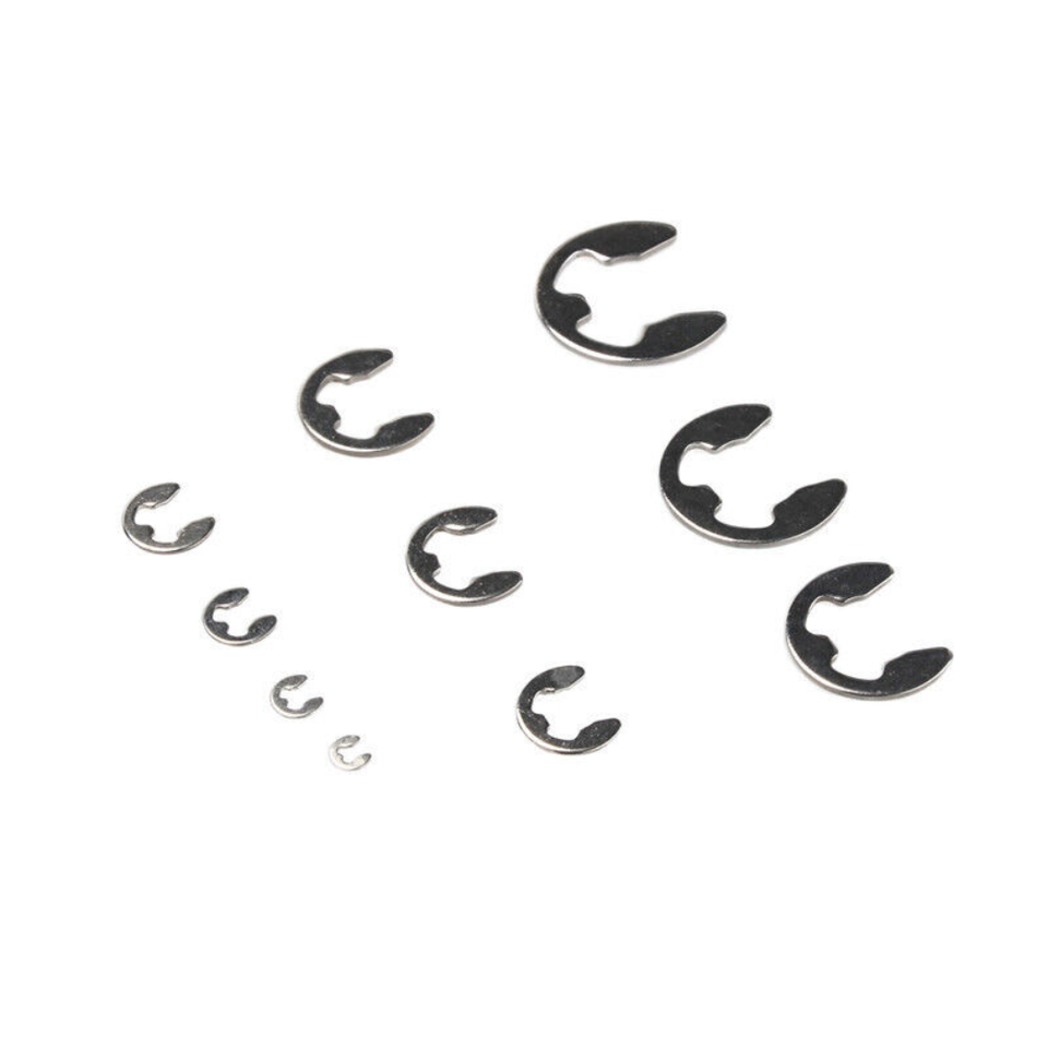 600PCS 304 Stainless Steel E-Clip Circlip External Retaining Ring ...