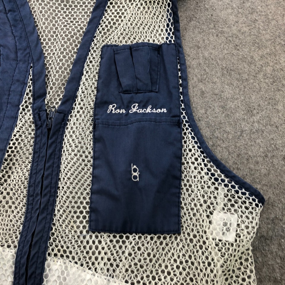 Vintage Bob Allen Shooting Vest XL Blue Hunting Practice Pocket Padded ...