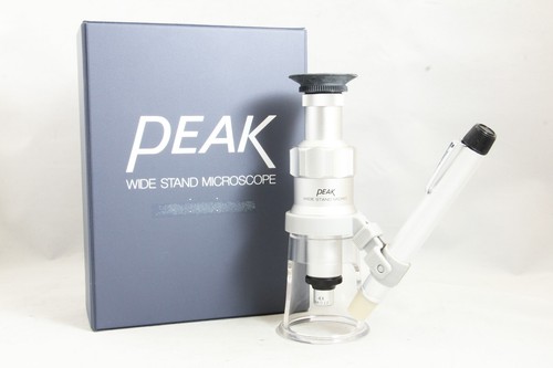 Exc++ PEAK Wide Stand Micro Microscope 40X /Pen Light and Box [Tested ...