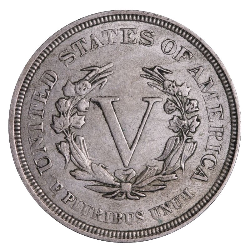 1883 NO CENTS Liberty V Nickel XF/AU TOUGH DATE! FIRST YEAR OF ISSUE ...