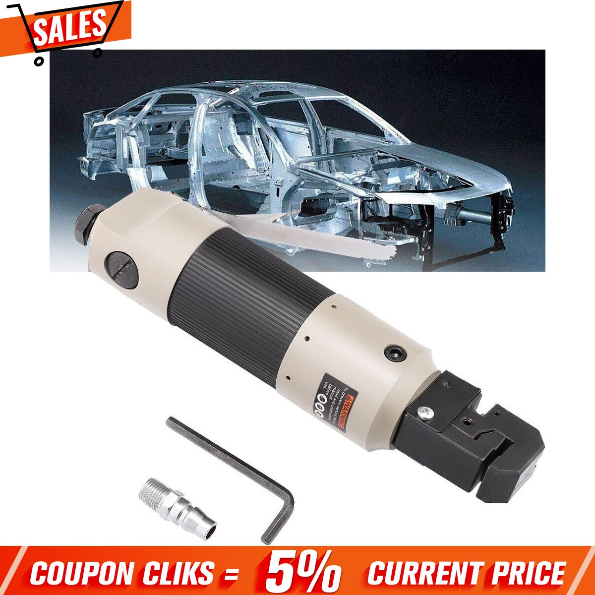 Pneumatic Air Punch & Flange Joggler Edge Setter Panel Flanging 5mm ...