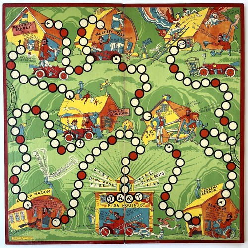 1937 Ed Wynn Fire the Chief Game Board | eBay