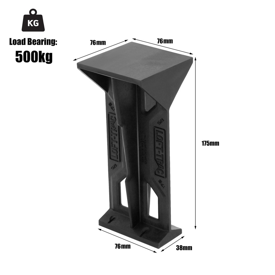 X72 Loft-Trac legs, stilts,loft insulation spacer, raised storage ...