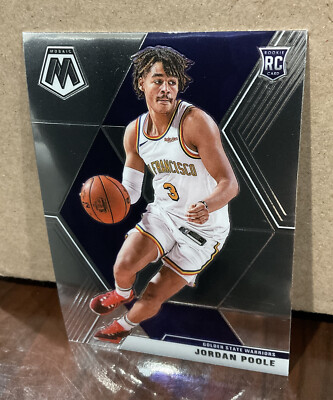 JORDAN POOLE 2019-20 PANINI MOSAIC ROOKIE CARD #228 - GOLDEN STATE ...