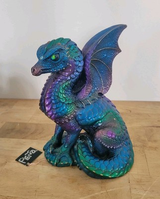 * Windstone Editions 1999 Specteral Dragon Peacock Pena | eBay