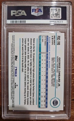 2024 Topps Pro Debut Chrome Gold Mini Diamonds Re George Lombard Jr ...