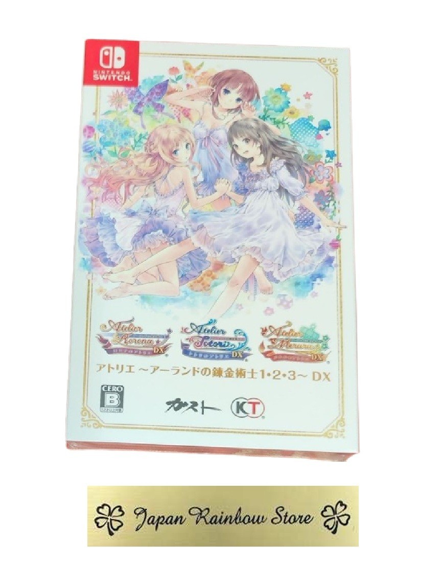 Atelier Alchemist Of Arland 1 2 3 DX Nintendo Switch Limited Design ...