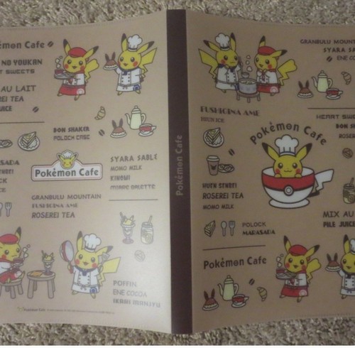 Japan Pokemon Cafe Pikachu ArtFX Menu Plush TCG Card Piplup Game Switch ...