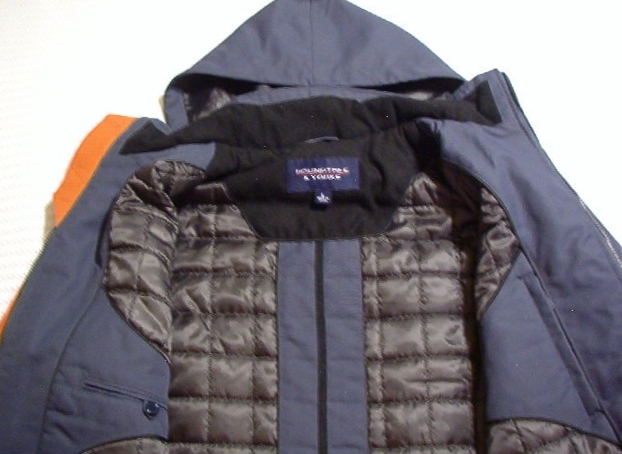 Roundtree & Yorke Avery Charcoal Color Coat with Hidden Hood Size: L | eBay