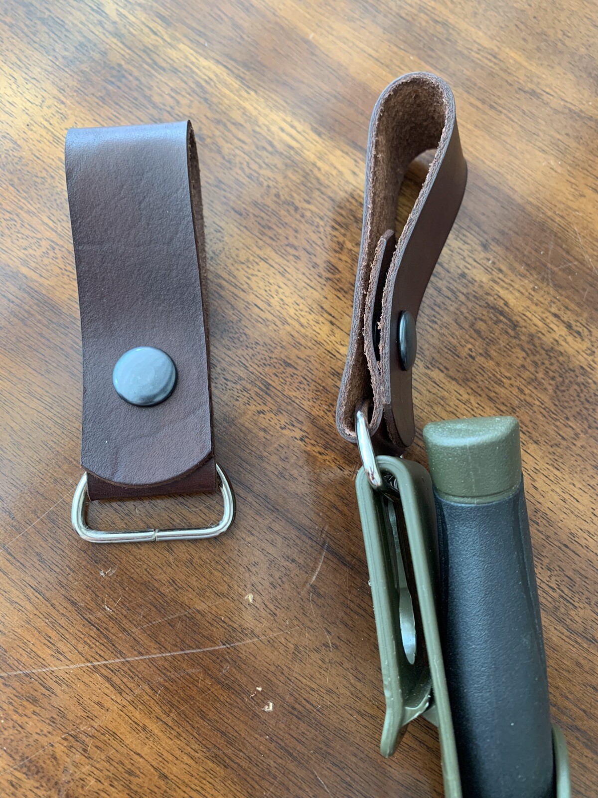 Handmade Leather Dangler For Mora Plastic Sheath (Dangler Only) | eBay