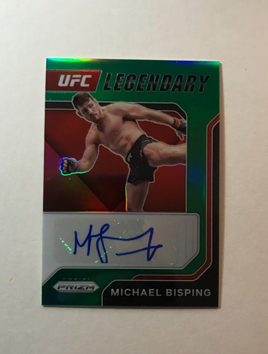 MICHAEL BISPING - 2022 PANINI PRIZM UFC - GREEN PARALLEL ALEGENDARY ...